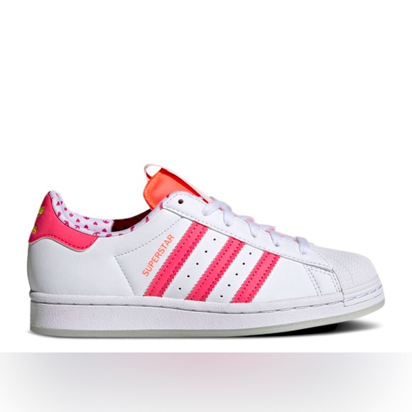 adidas | Shoes | Rare Adidas Superstar Shell Toe J Valentines Day Nwt ...
